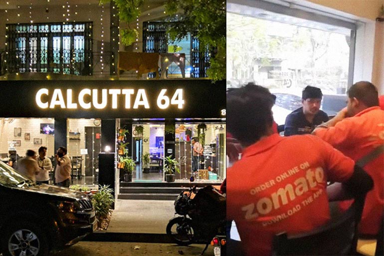 Calcutta 64 hosts lunch for Zomato workers | Bongodorshon